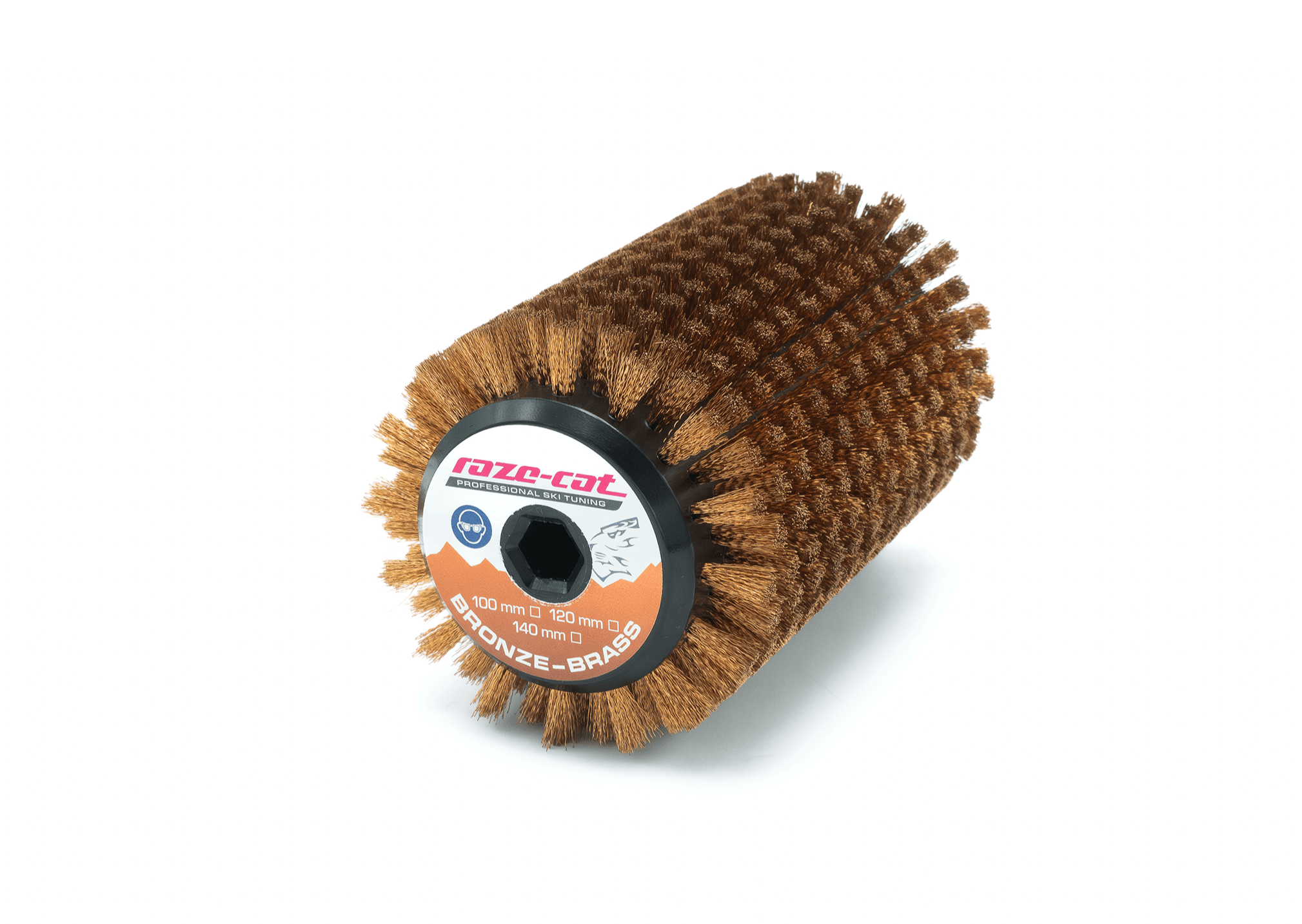 Rotor brush bronze | professional ski base care | raze-cat